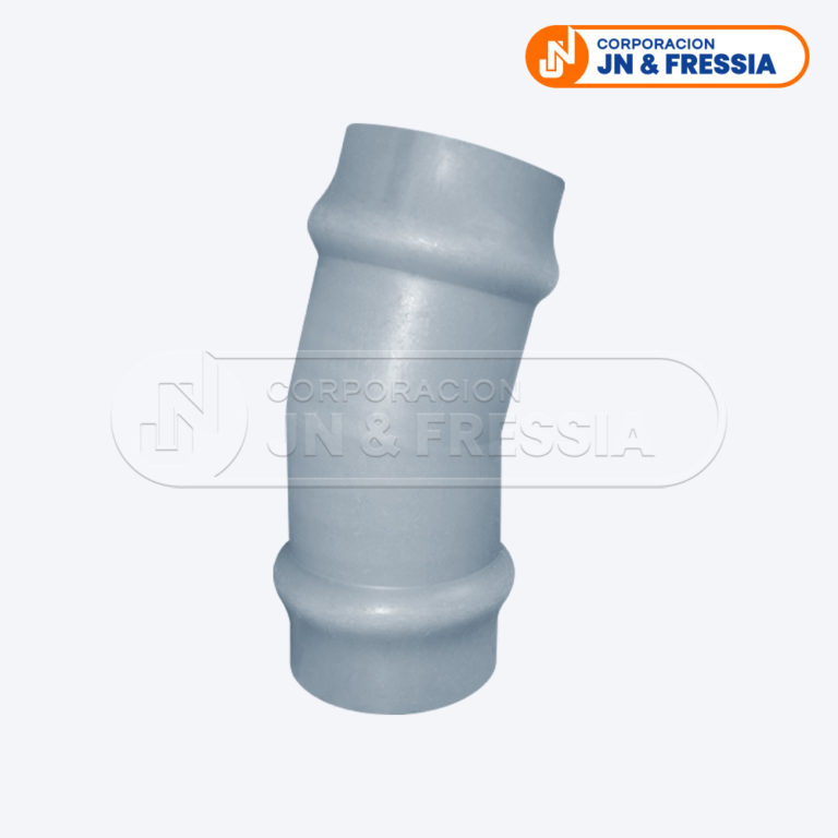 Codo 22.5° transformado uf pvc agua - Corporación JN & Fressia